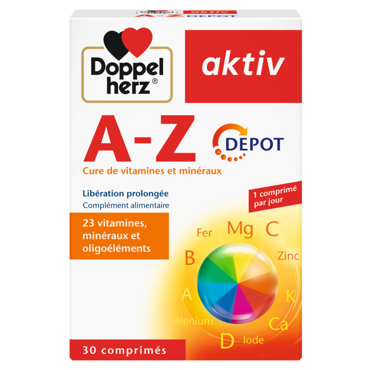 AKTIV A-Z Action Durable 30 Comprimes - MaPara Tunisie