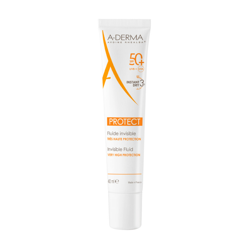 A-DERMA Protect Fluide Invisible Très Haute Protection SPF50+ 40ml ...