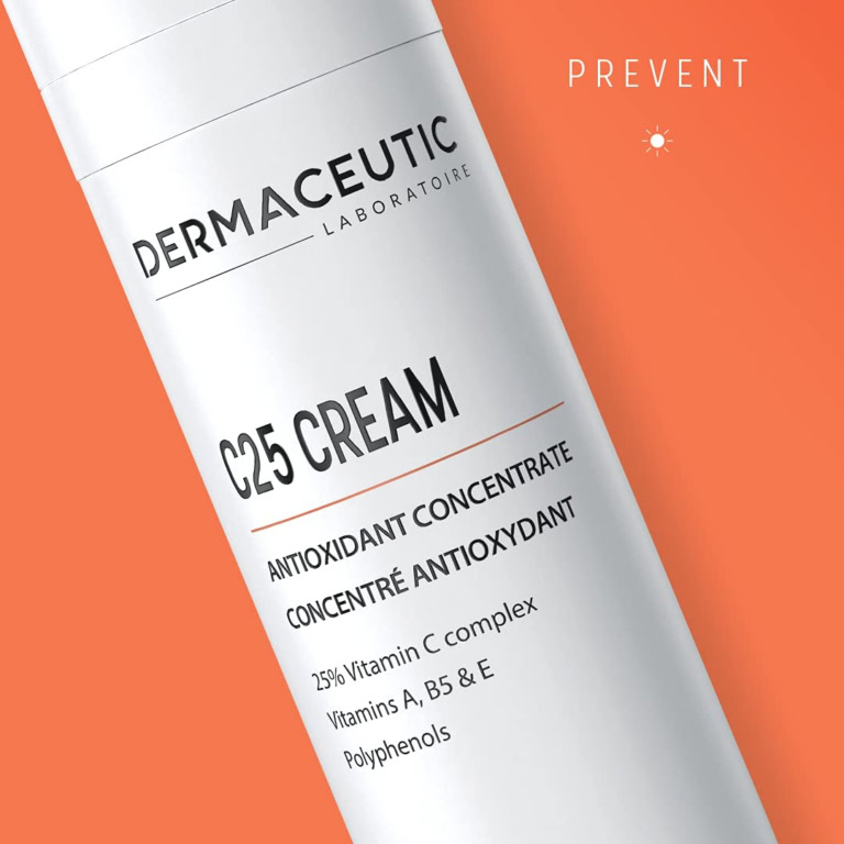 DERMACEUTIC Cream C25 Concentre Antioxydant 30ml - MaPara Tunisie