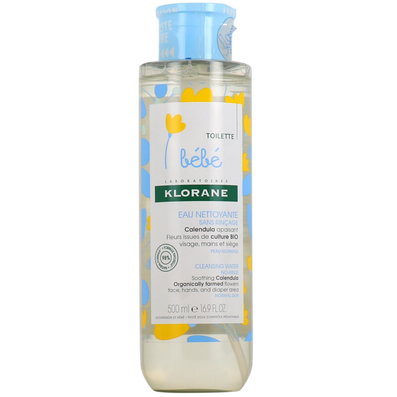 Klorane Bébé Eau Nettoyante Micellaire Sans Rincage 500ml - MaPara Tunisie