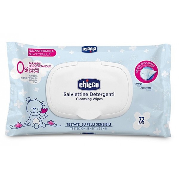 CHICCO Lingettes Baby Moments 72 Pcs - MaPara Tunisie
