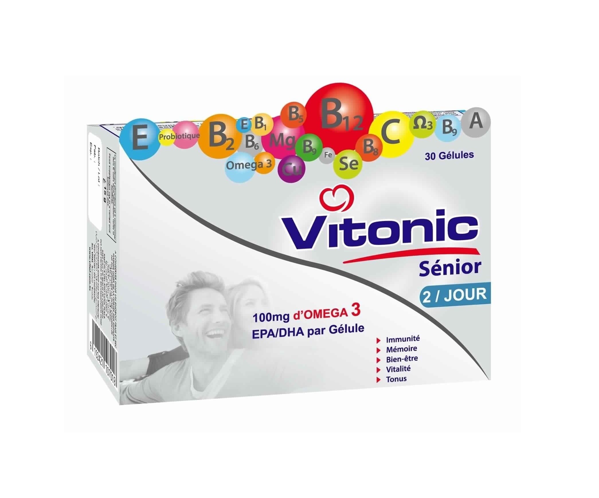 VITONIC Senior 30 Gélules - MaPara Tunisie