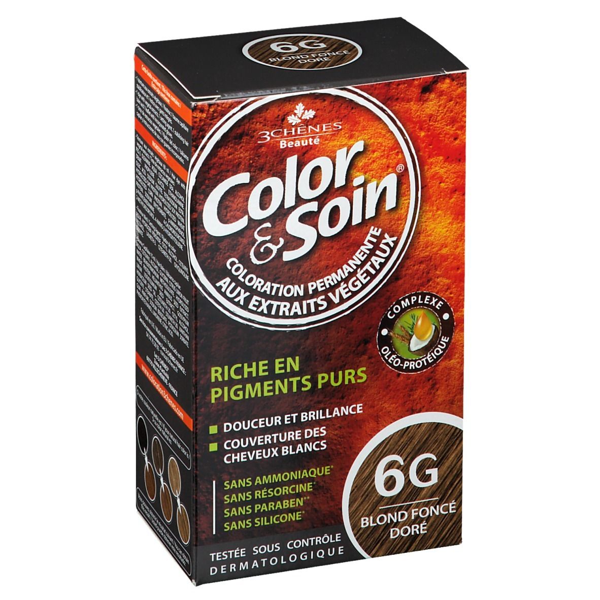 3 Chenes Color & Soin Blond Fonce Dore 6G - MaPara Tunisie