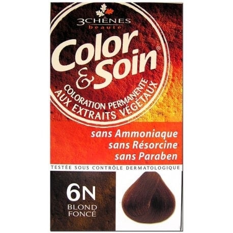 3 CHENE COLOR & SOIN COLORATION BLOND FONCÉ 6N - MaPara Tunisie