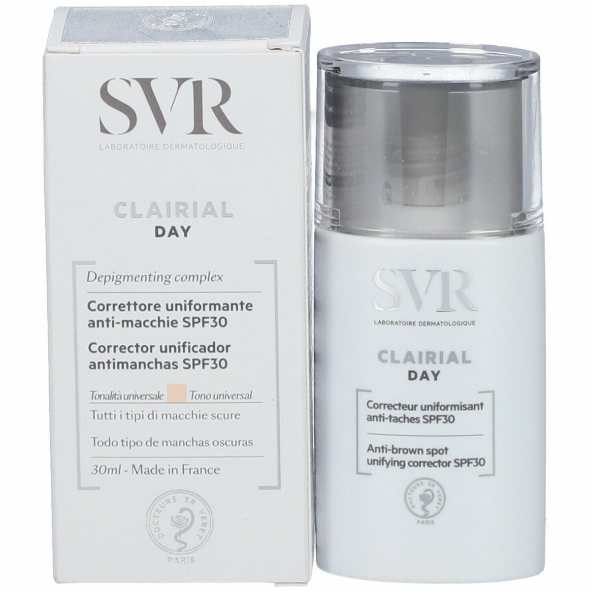 SVR Clairial Day Correcteur Anti-Tâches SPF30 30ml - MaPara Tunisie