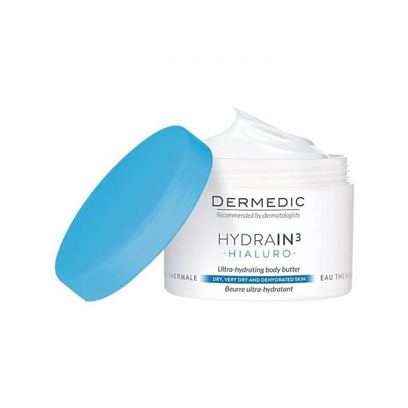 DERMEDIC Hydrain3 Beurre corporel ultra-hydratant 225ml - MaPara Tunisie
