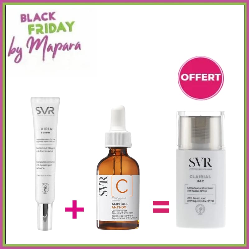 SVR Clairial Serum Correcteur Anti-taches Eclat + Ampoule SVR [C] + SVR ...