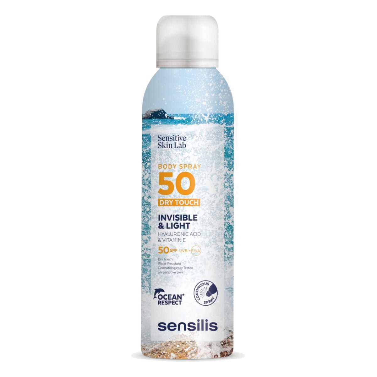 Sensilis Sun Secret Body Spray Toucher Sec SPF50+ 200ml - MaPara Tunisie
