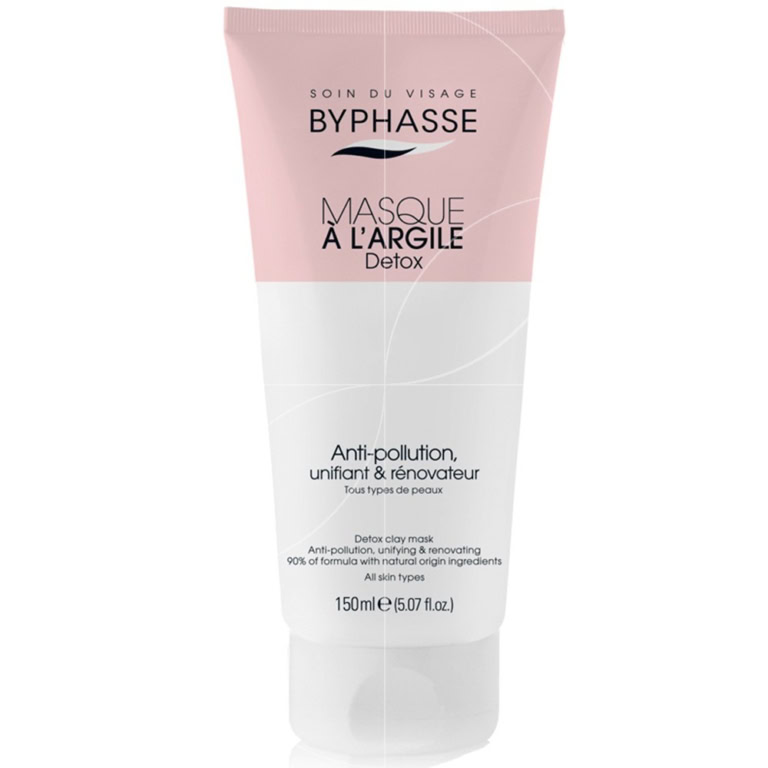 BYPHASSE Masque à L'argile Détox Tous Types de Peaux 150ml - MaPara Tunisie