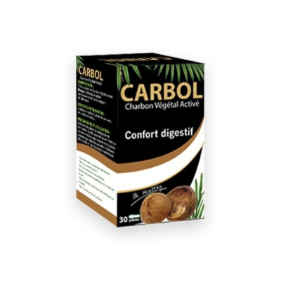 Biohealth Carbol Charbon Vegetal 30 Gelules - MaPara Tunisie