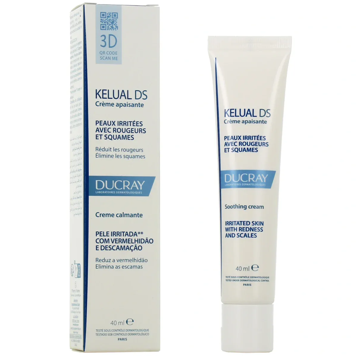 DUCRAY Kelual Ds Creme Apaisante Squamoreductrice 40ml - MaPara Tunisie