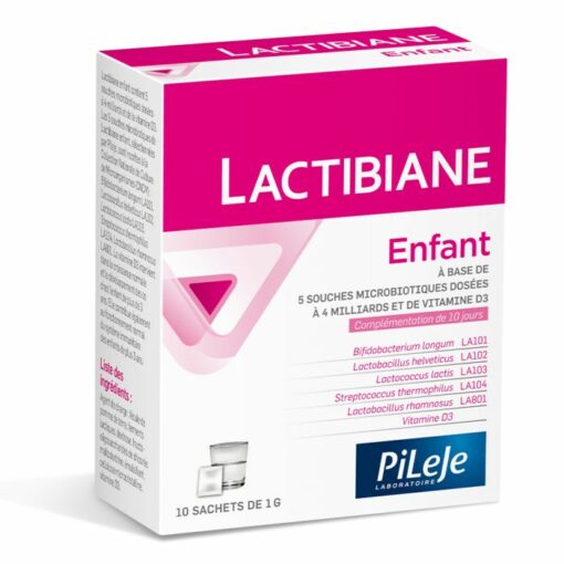 PILEJE Lactibiane Enfant 10 Sachets - MaPara Tunisie