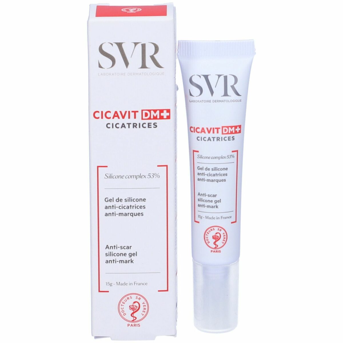 SVR Cicavit DM+ Cicatrices Gel de Silicone 15g - MaPara Tunisie
