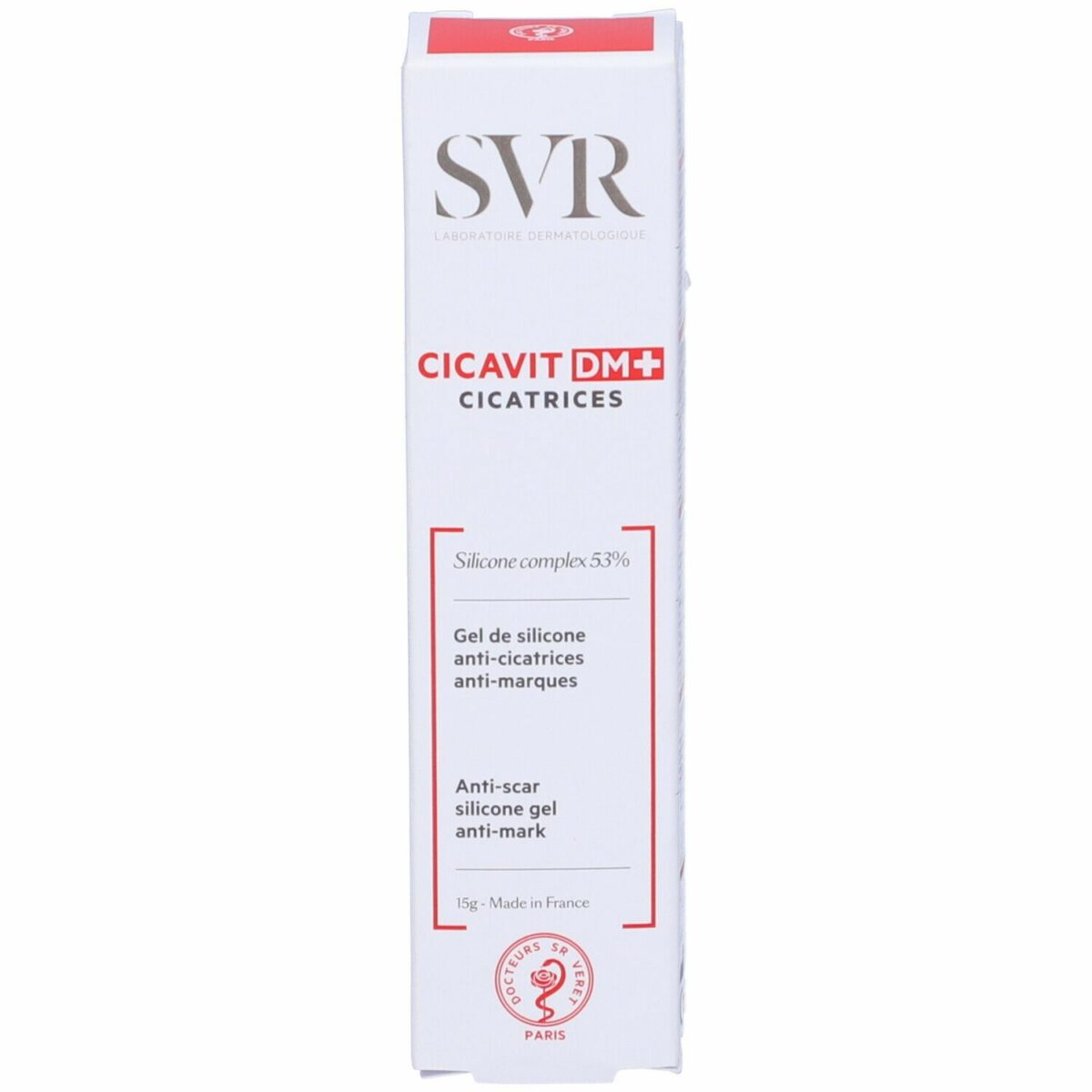 SVR Cicavit DM+ Cicatrices Gel de Silicone 15g - MaPara Tunisie