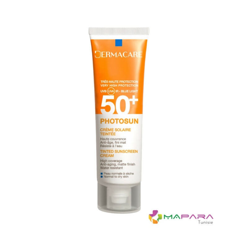 DERMACARE Photosun 01 Creme Peaux Sensibles SPF50+ 50ml - MaPara Tunisie