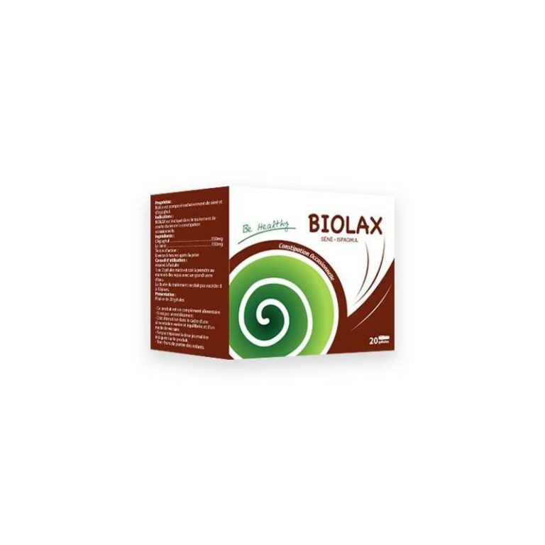 Biohealth Biolax Boite de 20 Gélules - MaPara Tunisie
