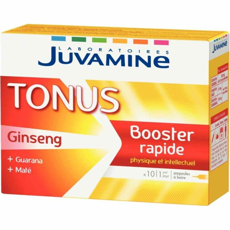 JUVAMINE Tonus Ginseng 10 Ampoules - MaPara Tunisie