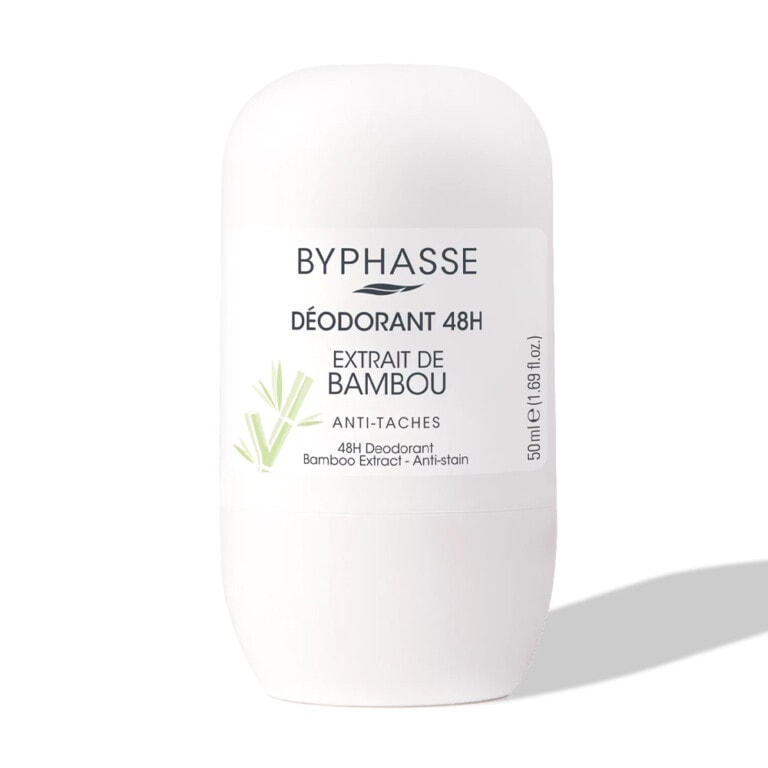 BYPHASSE Deodorant Roll On Anti Taches Bambou 50ml - MaPara Tunisie