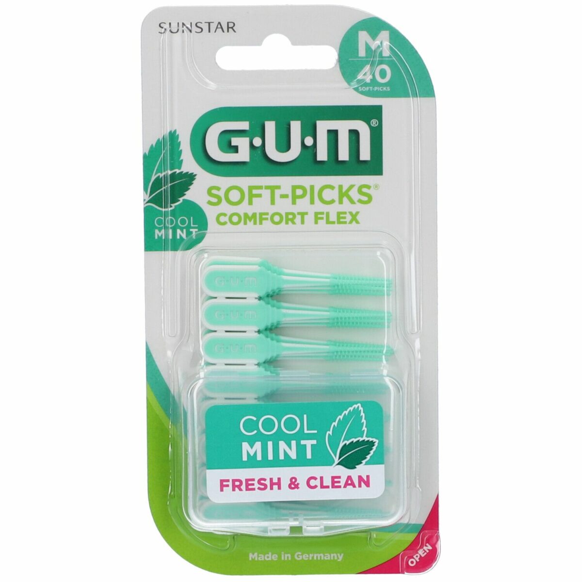 GUM Brossette Interdentaire Soft Picks Confort Flex Medium Menthe 670 ...