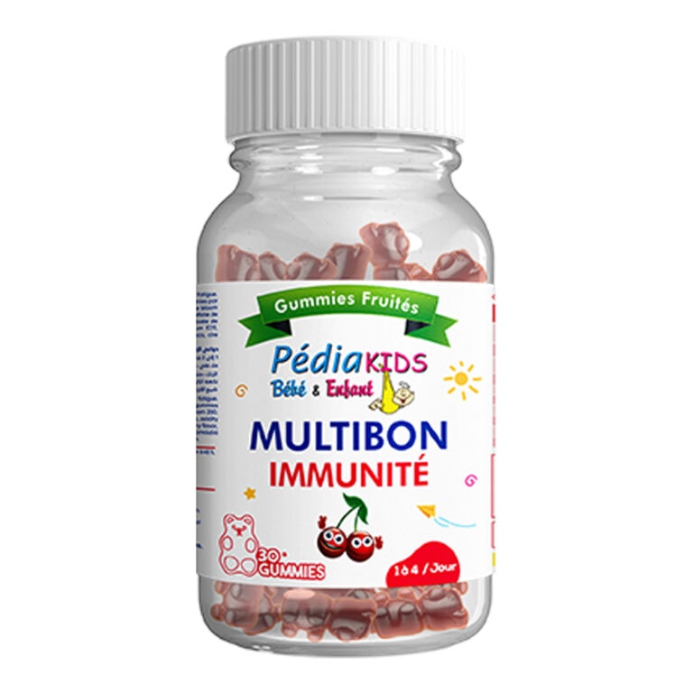 Pédiakids Multibon Immunité 30 Gummies - MaPara Tunisie