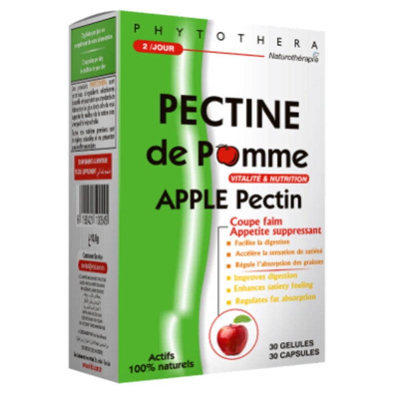 Phytothéra Pectine de Pomme 30 Gélules - MaPara Tunisie