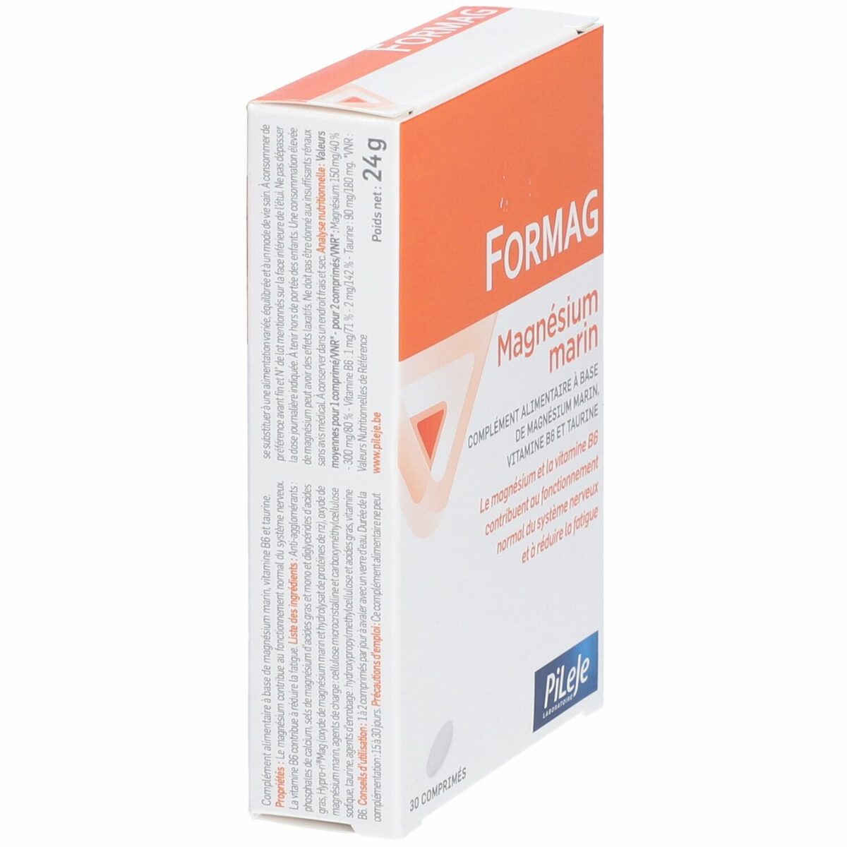 Pileje Formag Magnesium Marin 30 Comprimes - MaPara Tunisie