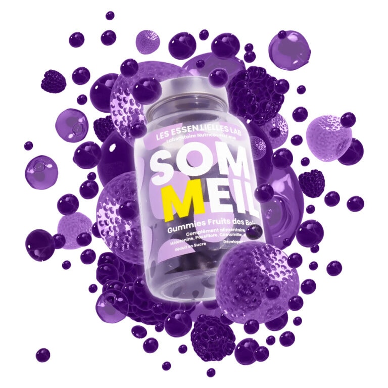 Les Essentielles Lab Gummies Sommeil 60 Gummies - MaPara Tunisie