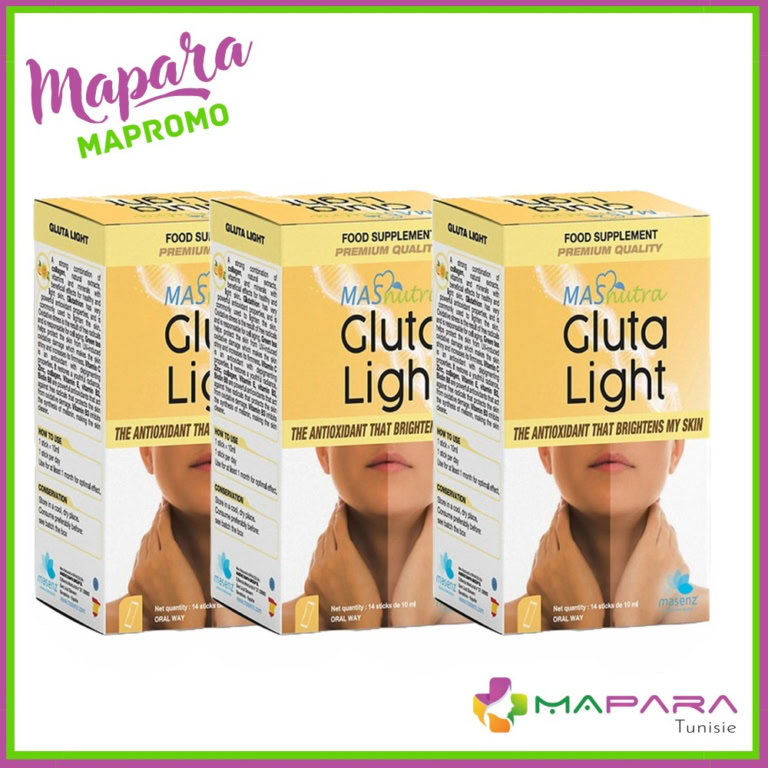 Triple Pack GLUTA Light - MaPara Tunisie