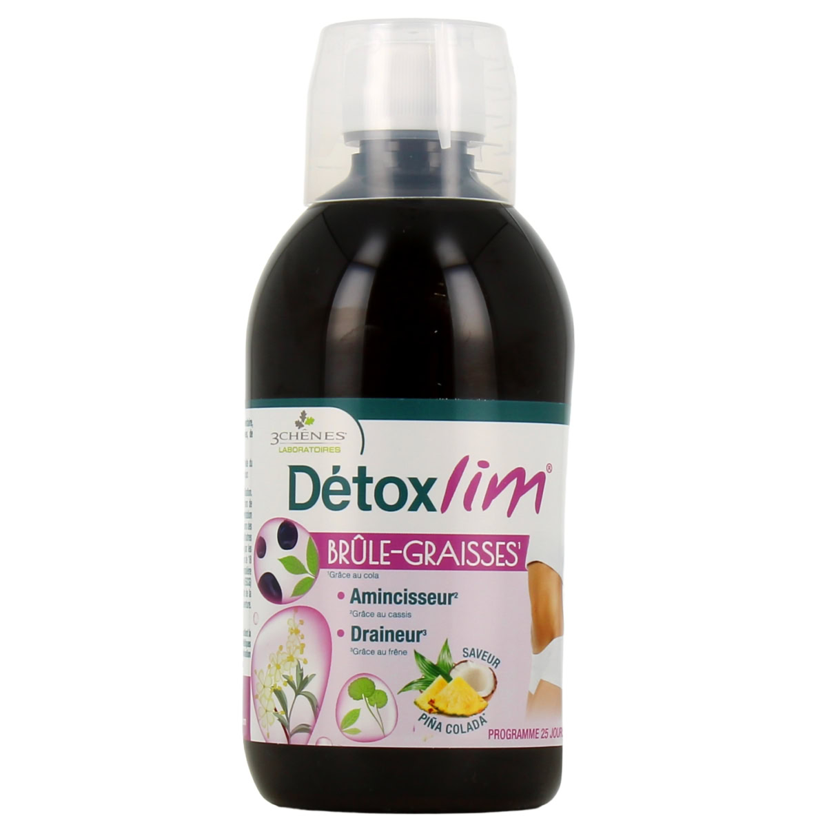 3 Chene Detoxlim Brule Graisse 500ml - MaPara Tunisie