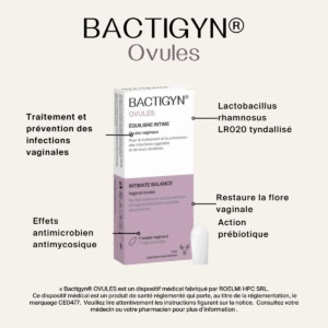 Bactigyn Ovules Equilibre Intime 7 Ovules Vaginaux - MaPara Tunisie