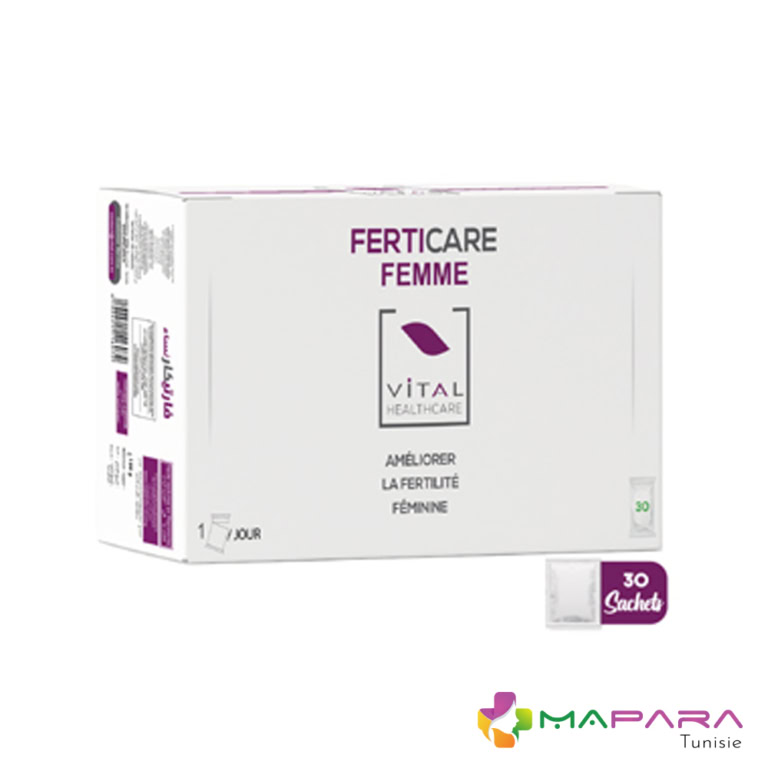 Vital Ferticare Femme 30 Sachets - MaPara Tunisie