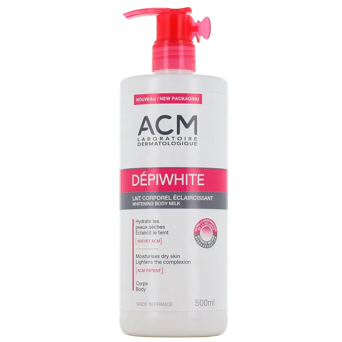 ACM Depiwhite Lait Corporel Eclaircissant 500ml - MaPara Tunisie