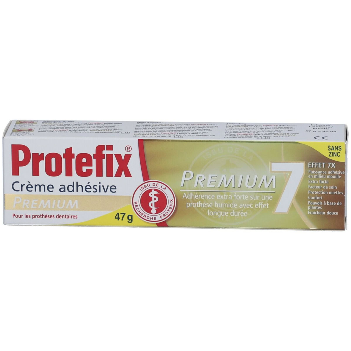 Protefix Crème Adhésive Premium 47g - MaPara Tunisie
