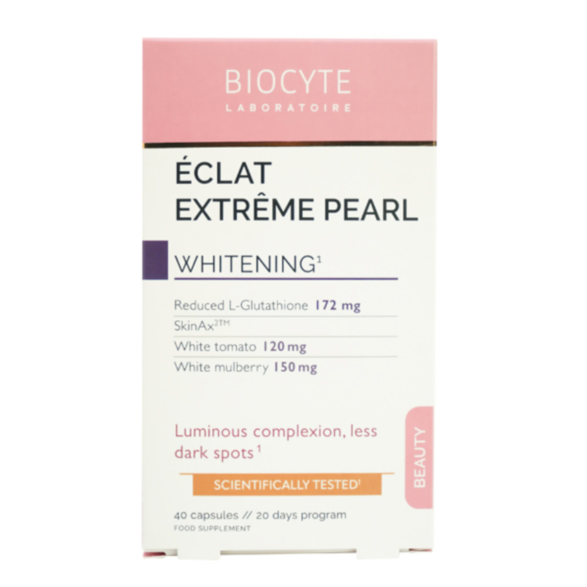 Biocyte Eclat Extreme Pearl 40 Gelules - MaPara Tunisie